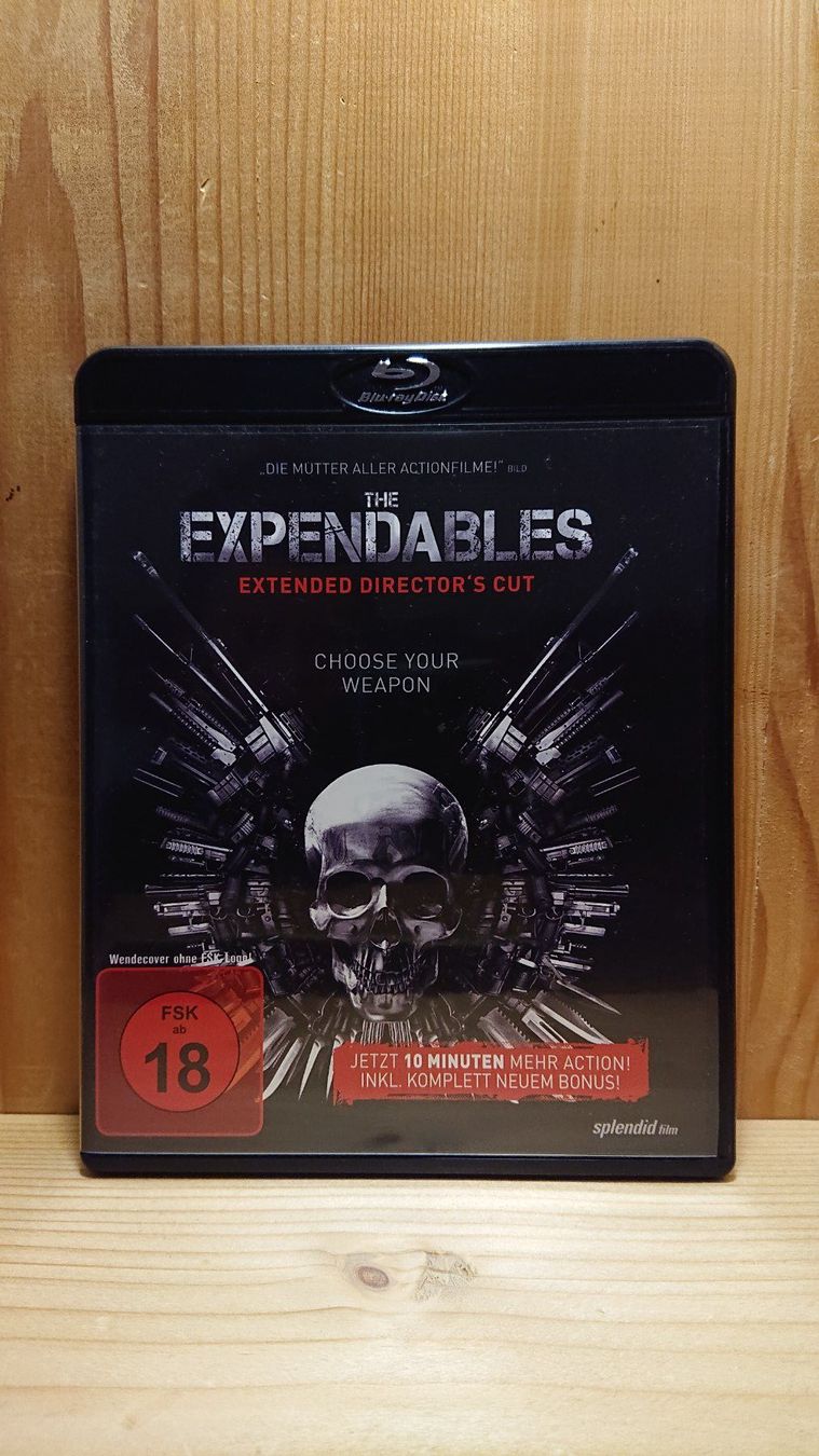 THE EXPENDABLES Extended Director's Cut Blu-Ray (Gebraucht) in ...