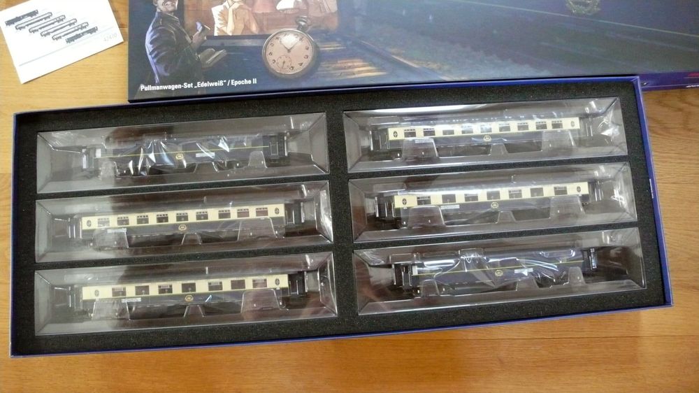 Märklin 42470 - 6-tlg. Pullman Wagen-Set EDELWEISS - NEU/OVP (Neu und ...