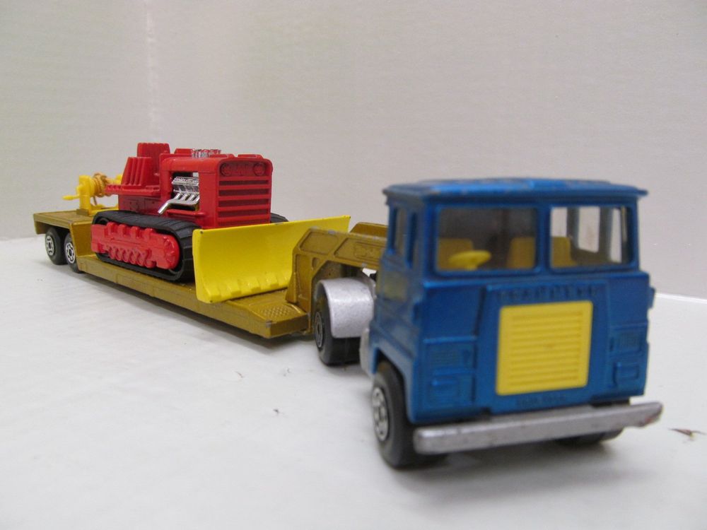 SCAMMELL LOW LOADER MIT BULLDOZER MATCHBOX SUPER KING | Kaufen auf Ricardo