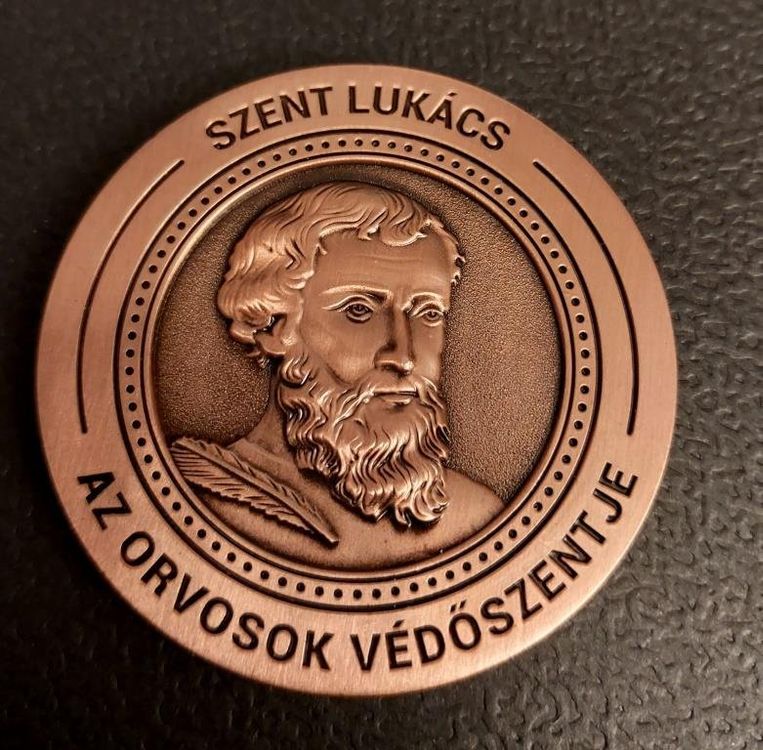 Medaille Ungarn Bronze 2010 St. Lukas Schutzpatron der Ärzte (Gebraucht ...