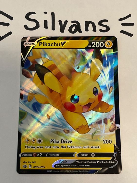 Pikachu V Black Star Promo SWSH285 Englisch | Kaufen auf Ricardo