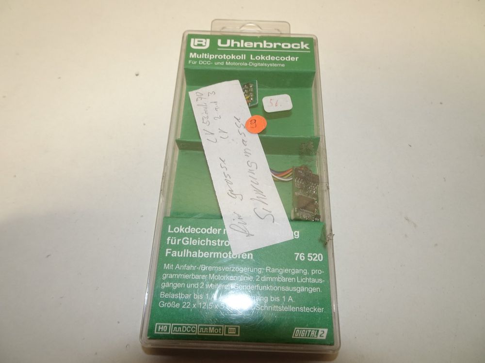 Uhlenbrock Multiprotokoll Lokdecoder Digital 76520 (Gebraucht) in für CHF 10.9 – mit Lieferung ...