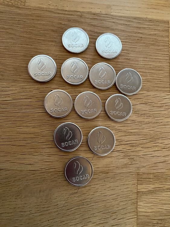 12 Jetons Socar (Gebraucht) in Vilters für CHF 5 – mit Lieferung auf Ricardo kaufen