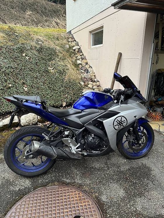 Yamaha YZF-R3 de 2015, 321 cm2 (31 kW) accidenté. | Kaufen auf Ricardo