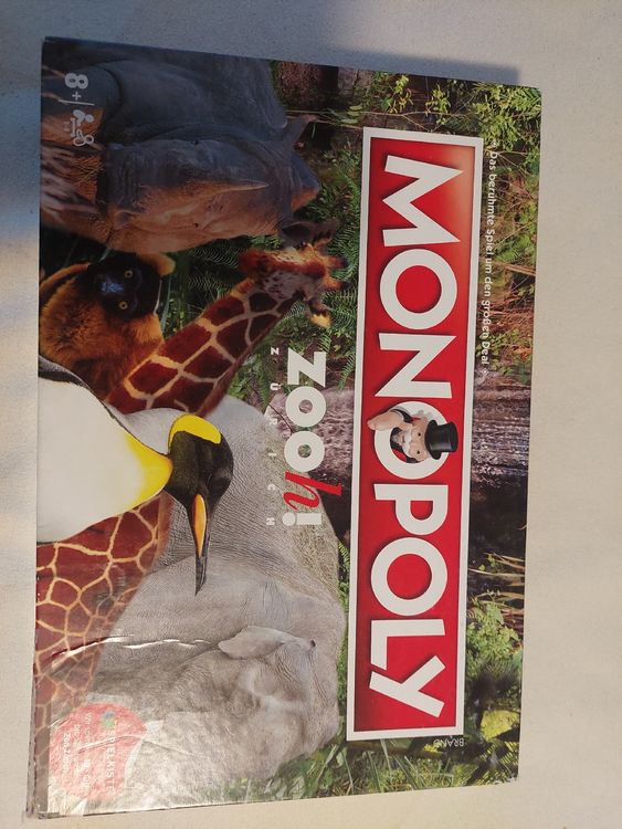 Monopoly Zoo Zürich (Gebraucht) in Kloten für CHF 15 – mit Lieferung ...