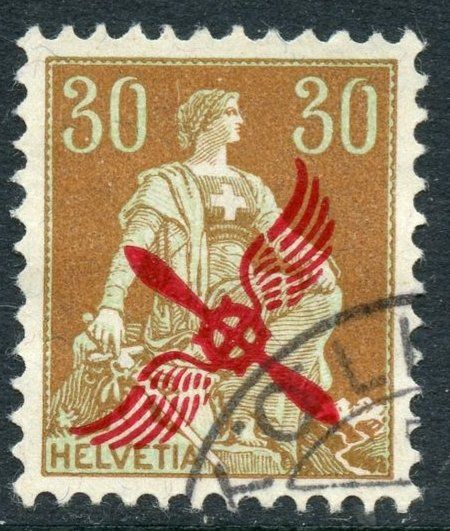 3330C) F1, Flugpostmarke mit Eckstempel Kt. 2000.- (Neu (gemäss Beschreibung)) in Baden für CHF ...