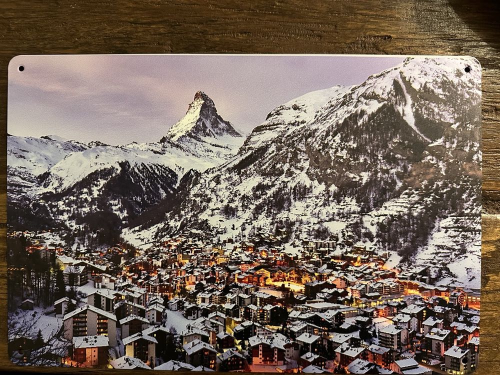Blechschild Matterhorn Zermatt 30x20cm Deko Schweiz | Kaufen auf Ricardo