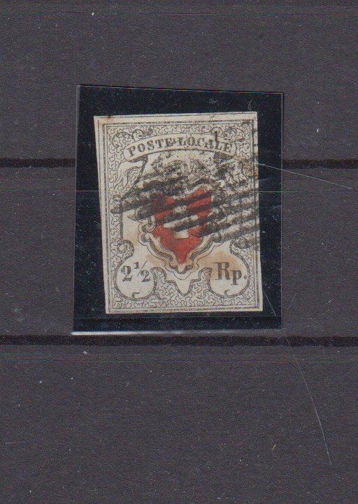 Schweiz 1850 Orts-Post/Poste-Locale ZNr. 14I Attest (Gebraucht) in ...