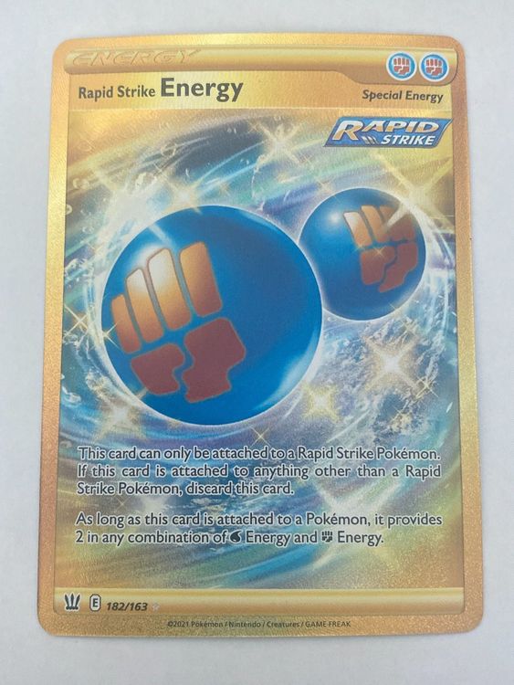 Pokemonkarte Rapid Strike Energy Gold (Neu (gemäss Beschreibung)) in ...