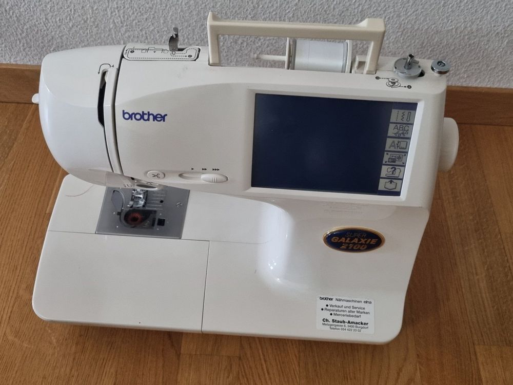 BROTHER Super Galaxie 2100 Nähmaschine Stickmaschine (Gebraucht) in ...