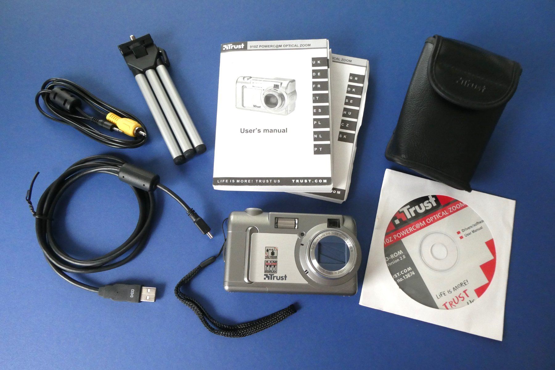 TRUST 910Z Powercam Digitalkamera Optical Zoom, Full Set (Gebraucht) in ...