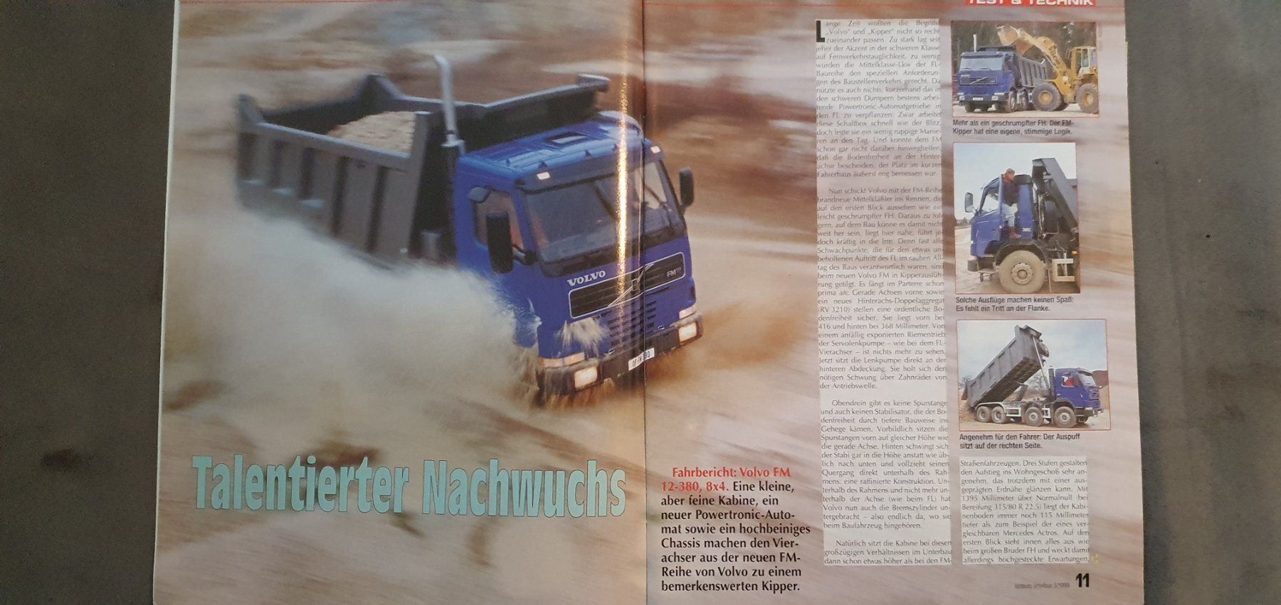 Lastauto Omnibus 3/99 Volvo FM 13 8x4 Scania 114 DAF MAN xx (Gebraucht ...