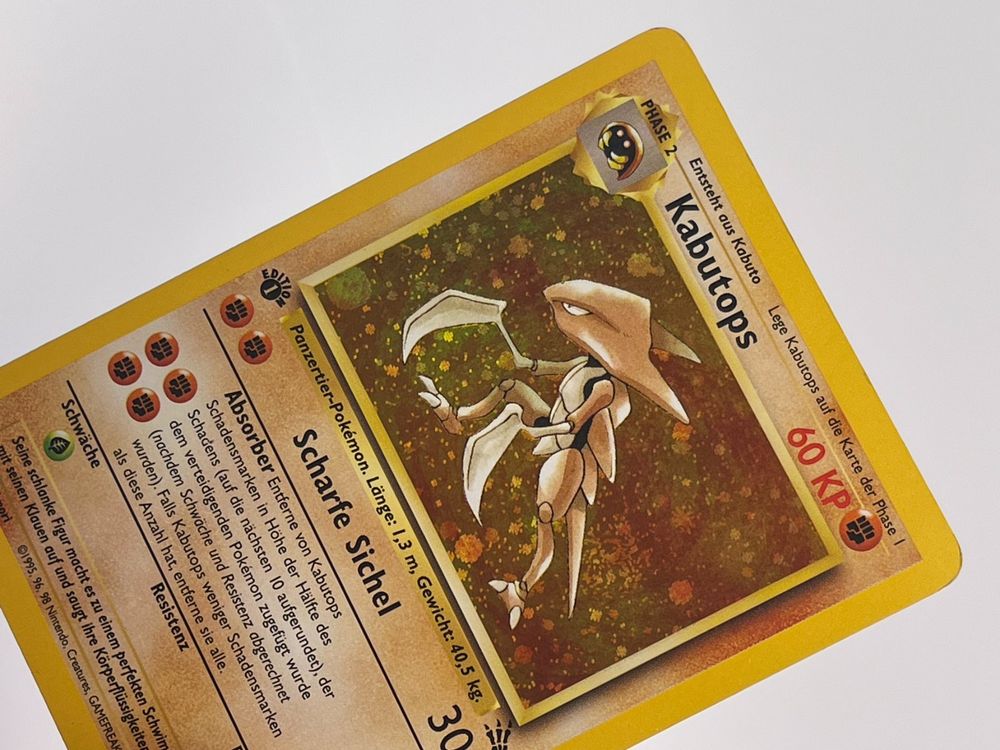 Kabutops 9/62 Holo Pokémon Fossil 1.Edition | Kaufen auf Ricardo
