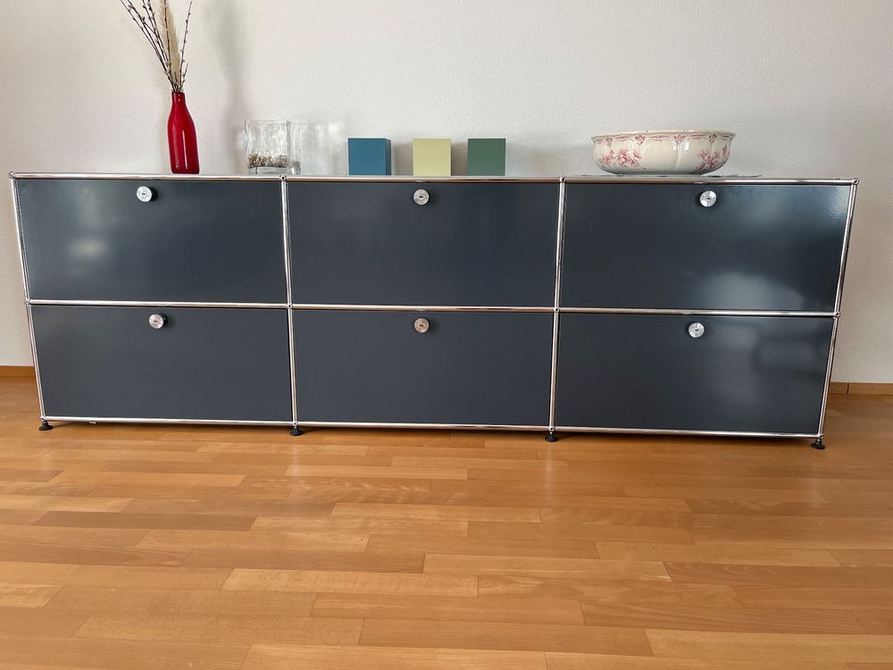 USM Haller Sideboard 3x2 in Anthrazit (Gebraucht) in für CHF 1800 – nur ...