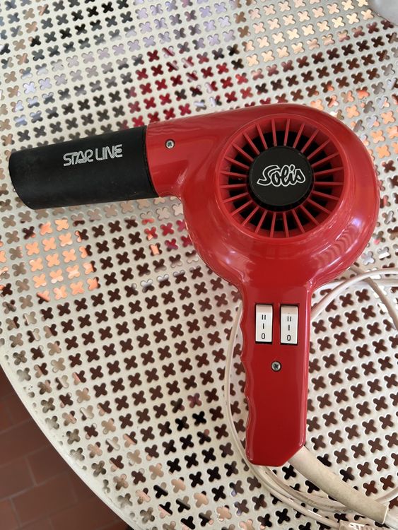 Asciugacapelli vintage Solis Star Line, rosso (Gebraucht) in Bigorio ...
