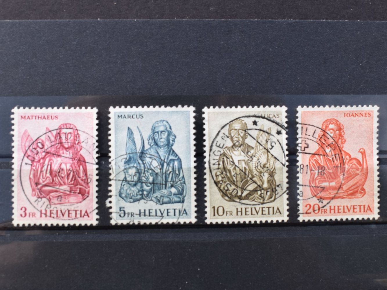 Alle 4 Evangelisten mit top Stempel B1401Q (Gebraucht) in Bettingen für ...