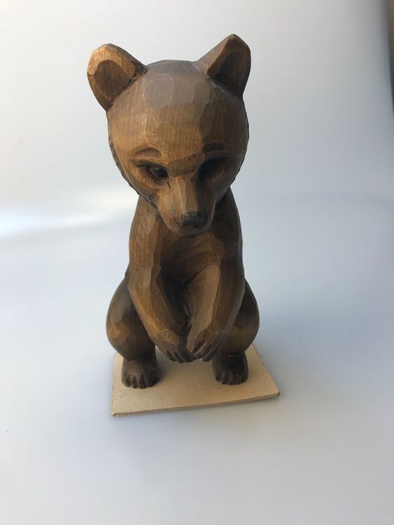 Holz Schnitzerei Bär | Kaufen auf Ricardo