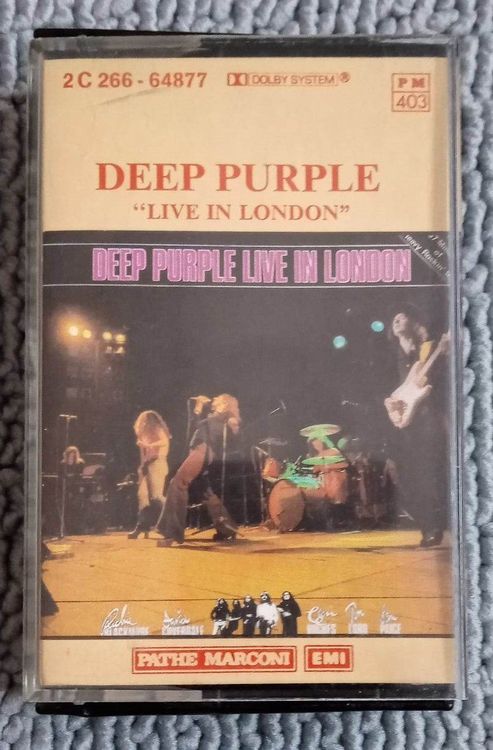 Deep Purple – Live In London / cassette MC 1982 France (Gebraucht) in ...