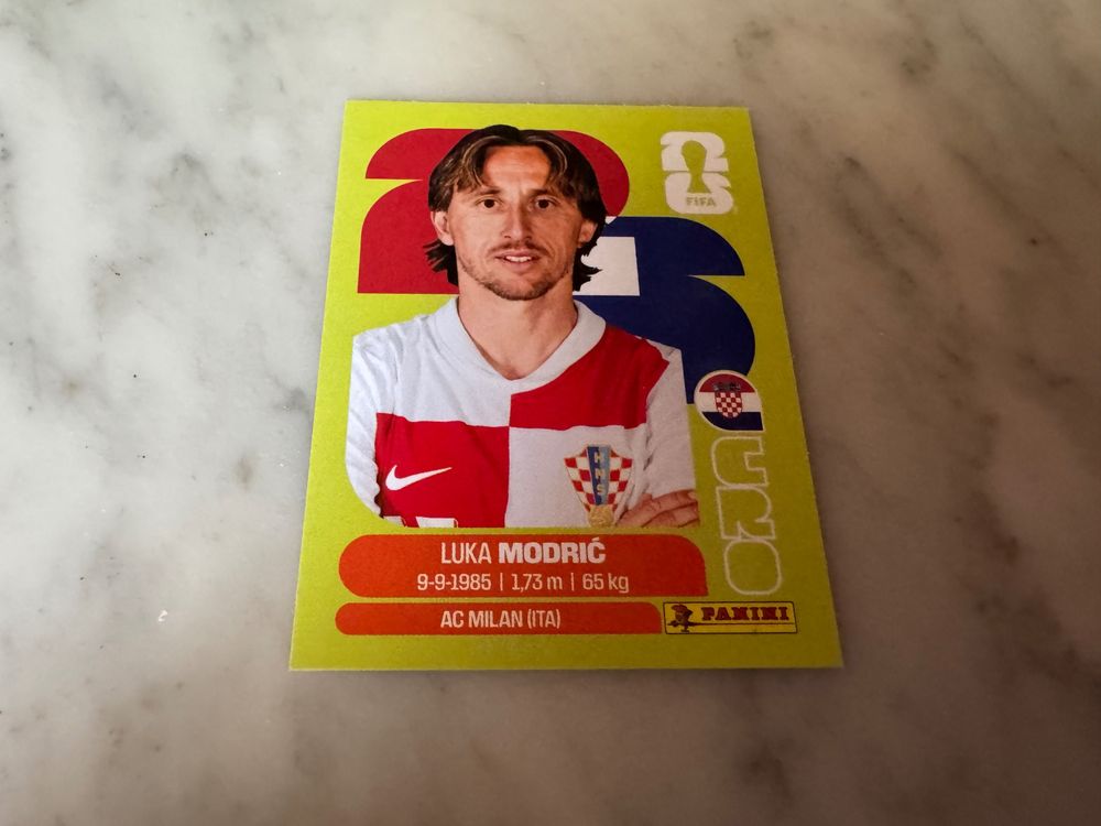 Panini Fifa Fussball WM 2026 Sticker Luka Modric CRO 9 (Neu (gemäss ...