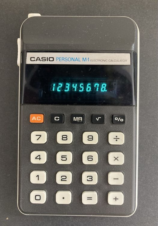 Casio Personal M 1 vintage Taschenrechner (Gebraucht) in für CHF 11 ...