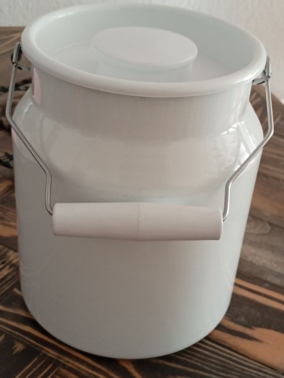 Grosse Milch-Kübel Riess Email Made in Austria. (Gebraucht) in ...