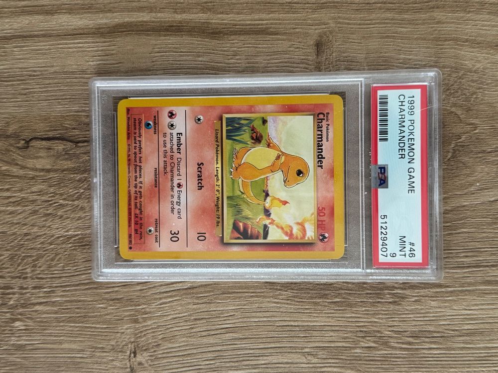 Charmander 1999 – PSA 9 – Base Set – Pokémon Originale Vinta (Usato) a ...