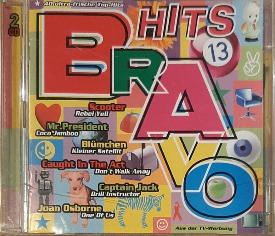 Bravo Hits 13, Doppel CD, 1996, Hit Compilation, Sampler | Kaufen auf ...