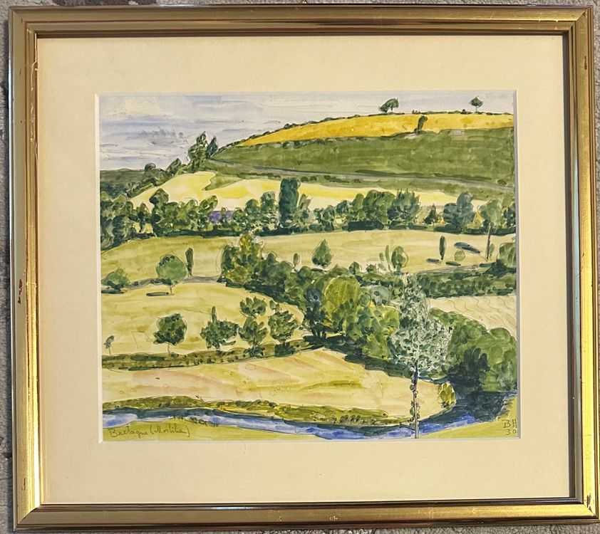 Bruno Hesse (1905-1999) Landschafts Aquarell (Gebraucht) in Root für CHF 149 – mit Lieferung auf ...
