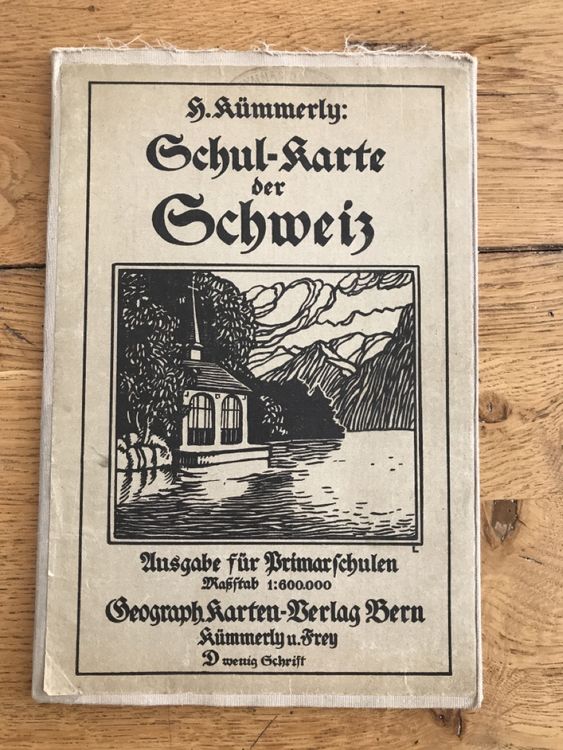 antike Schüler Schweizerkarte ca.1944 (Gebraucht) in Baden für CHF 5 ...