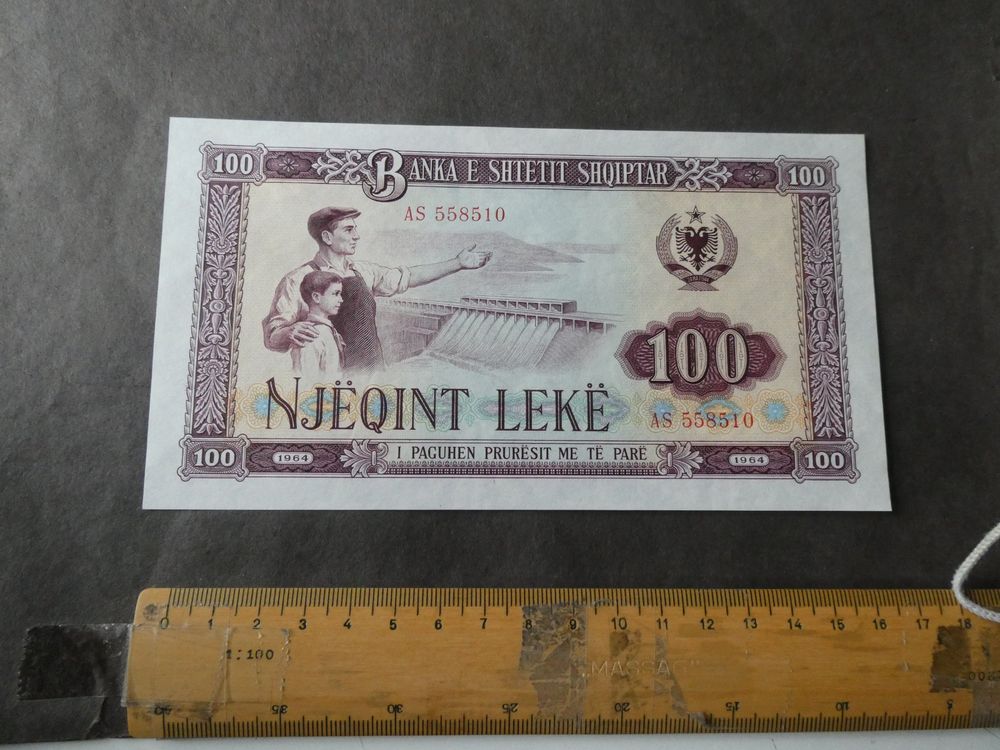 Albanien 1964, 100 Leke - ungefaltet | Kaufen auf Ricardo