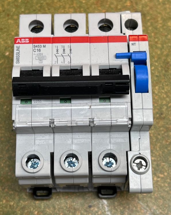 ABB Smissline LS S453 M C16 + N - Trenner (Gebraucht) in Rudolfstetten für CHF 8 – mit Lieferung ...