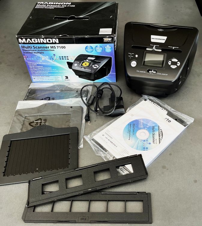 MAGINON Multi Scanner MS 7100 für Dias, Negative und Fotos (Gebraucht ...