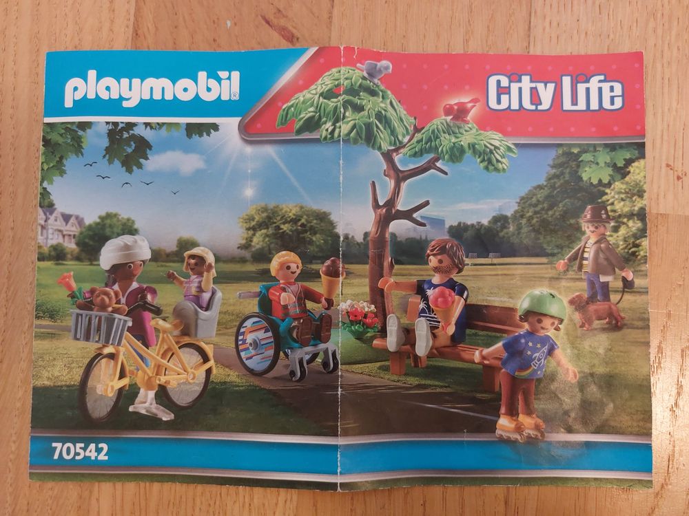 PLAYMOBIL City Life 70542 Im Stadtpark (Gebraucht) in für CHF 18 – mit Lieferung auf Ricardo kaufen