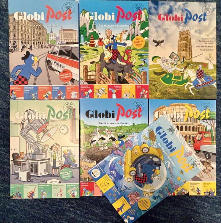 Globi Post, Magazin für Kinder:19,24-28,31, top erhalten (Neu (gemäss ...