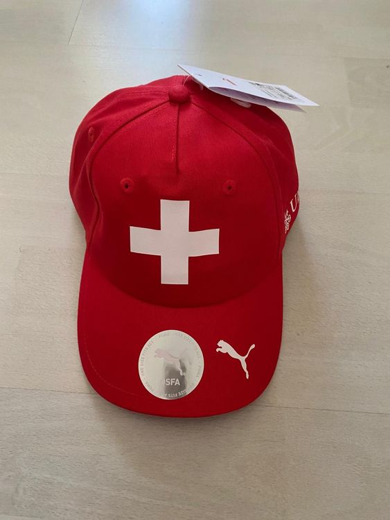 2 X Cap, Hut,1 X Puma Schweizer Fussball Neu mit Etiketten (Neu (gemäss ...