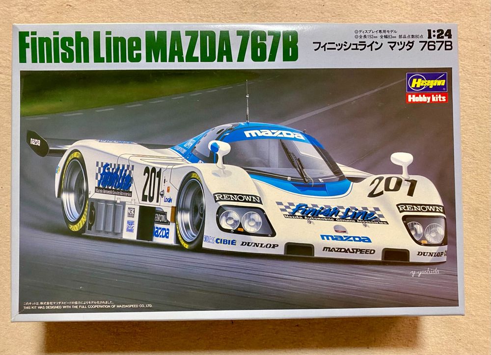 *Rarität* Finish Line Mazda 767B 1/24scale Model Hasegawa | Kaufen auf ...