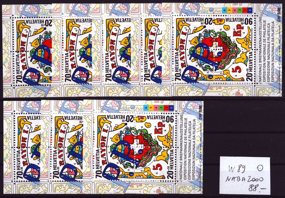 W89 x 8 NABA 2000 SBK 88.- (Gebraucht) in Delémont für CHF 4 – mit ...