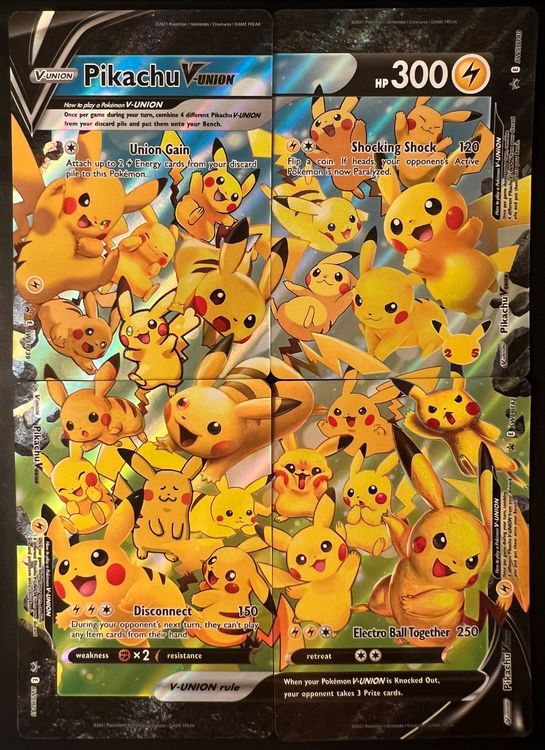 Pikachu V-Union (4/4) - Pokemon SWSH Promos (Gebraucht) in für CHF 6.9 ...