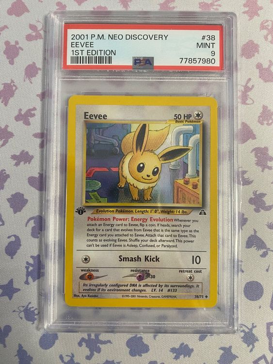 Pokemon - 38 - Eevee - 1St Edition - Neo Discovery - 2001 - (Neu ...