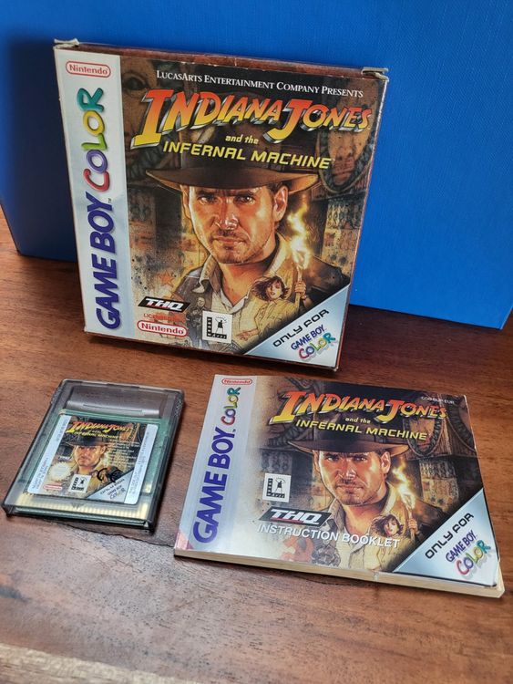 GAME BOY COLOR NINTENDO INDIANER SPIEL ANER JONES SPIEL (Gebraucht) in ...