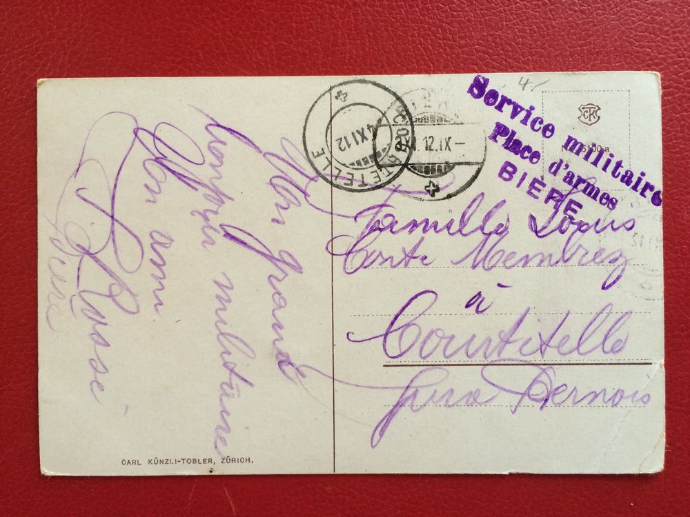 Schweizer Armee Artillerie Militär Pferde 1912 AK Carte (Gebraucht) in Küssnacht am Rigi für CHF ...