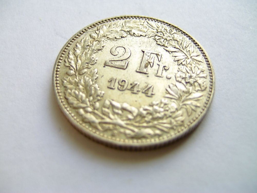 2 Franken 1944 (Gebraucht) in Birsfelden für CHF 5.3 – mit Lieferung auf Ricardo kaufen