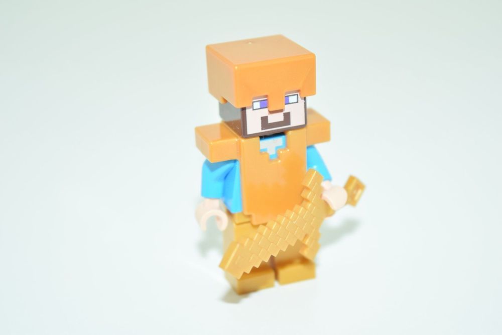 Lego Minecraft Steve Gold min031 SELTENE FIGUR | Kaufen auf Ricardo