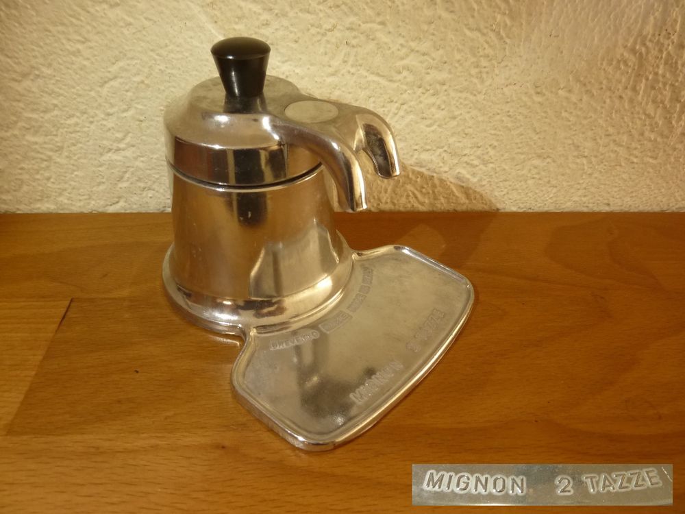 Mignon 2 Tazze Brevetto OMG Espressokocher Made in Italy (Gebraucht) in ...