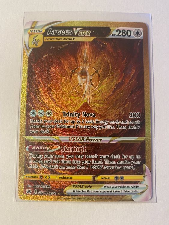 Pokemon Arceus VStar GG70/GG70 Crown Zenith EN | Kaufen auf Ricardo