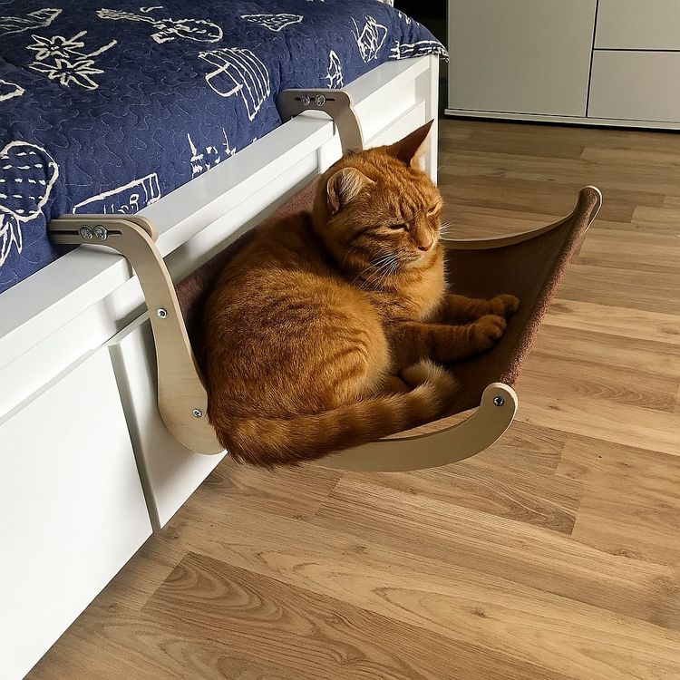 Für große Katzen. Katzenhängematte XXL. Selbst gemacht (Neu und ...