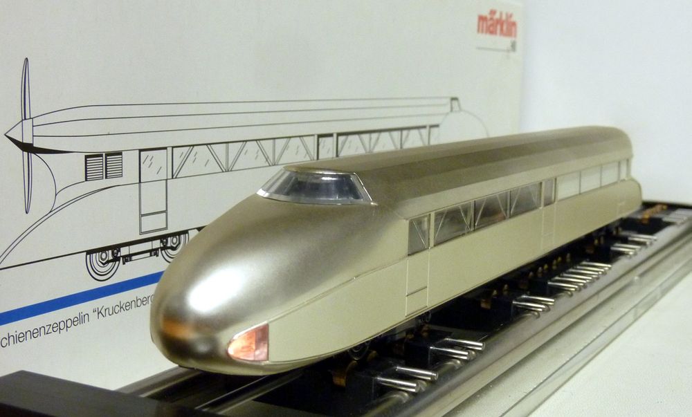 Märklin 3477 Schienenzeppelin Kruckenberg DELTA H0 WS/AC ☼ (Defekt) in ...