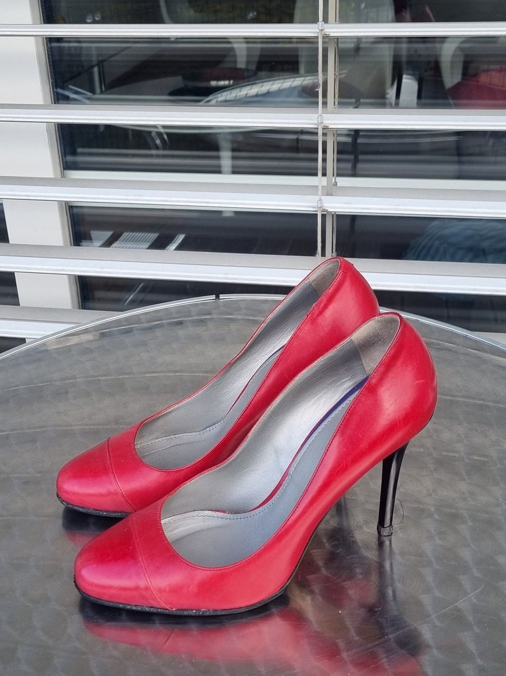 NAVYBOOT Pumps High Heels Leder Rot Gr. 37 (Gebraucht) in Glattbrugg ...