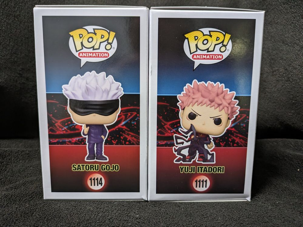 Funko Pop! Jujutsu Kaisen - Gojo #1114 & Itadori #1111 2Pops (Neu und ...