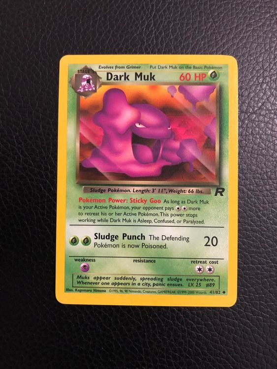 Team Rocket Dark Muk 41/82 Ab 1 (Gebraucht) in Paradiso für CHF 1 – mit ...